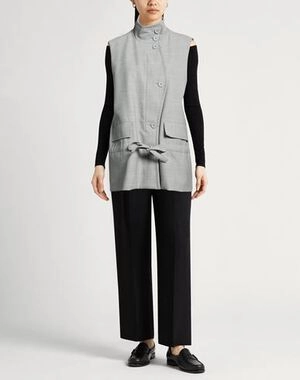 SEMICOUTURE Vest Size Polyester, Virgin Wool, Elastane