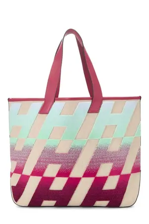 Hermès Multicolor Cabas H En Biais Tote 40