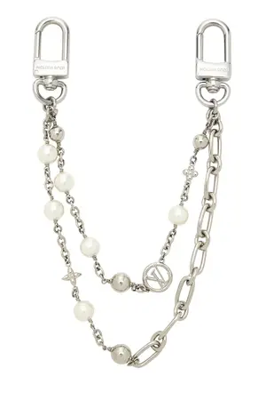 LOUIS VUITTON Silver Midnight Bag Charm