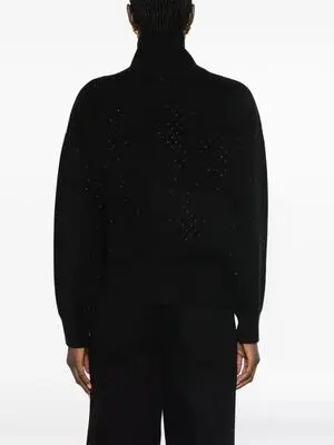 Sandro Rhinestone-embellished Zip-fastening Cardigan