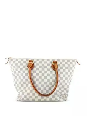 LOUIS VUITTON Saleya Handbag Damier Mm Tote Bag - White
