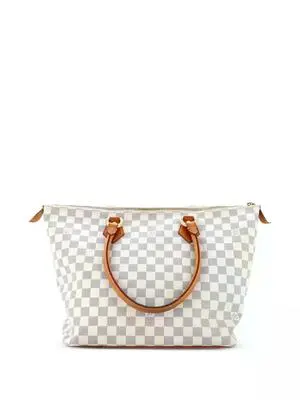 LOUIS VUITTON Saleya Handbag Damier Mm Tote Bag - White