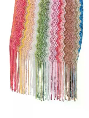 Missoni Chevron Fringed Scarf