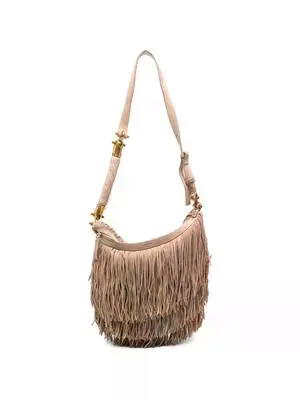 Balmain Fringed Suede Tote Bag