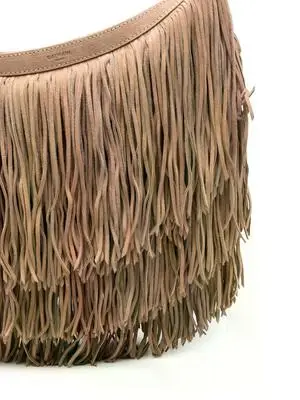 Balmain Fringed Suede Tote Bag