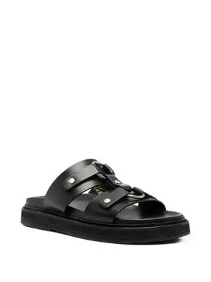 Celine Double-strap Leather Sandals