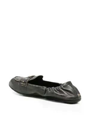Prada Elasticated Leather Loafers