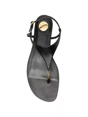 Saint Laurent Cassandra Logo-detail Sandals