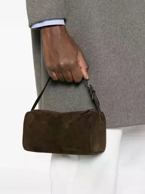 THE ROW 90's Zip Suede Mini Bag