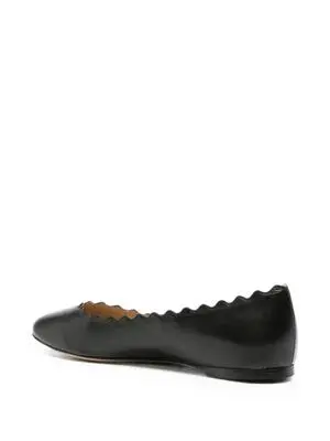 Chloé Lauren Scalloped Ballet Flats