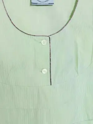 Prada Piped-trim Mini Dress