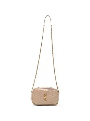 Saint Laurent Mini Lou Quilted Crossbody Bag