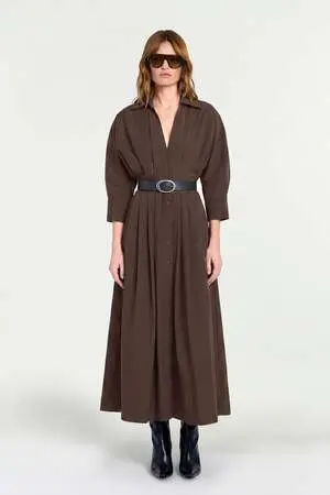 NICHOLAS Lanae Dress - Truffle