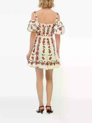 Agua Bendita Epoca Quebrada Embroidered Top