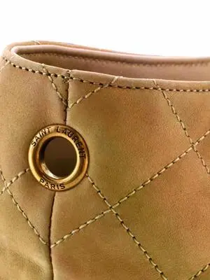 Saint Laurent Icare Shopping Quilted Suede Maxi Tote Bag