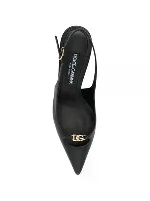 Dolce & Gabbana Dg Logo Slingback Pumps