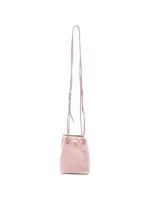 Miu Miu Logo-detail Bucket Bag - Pink