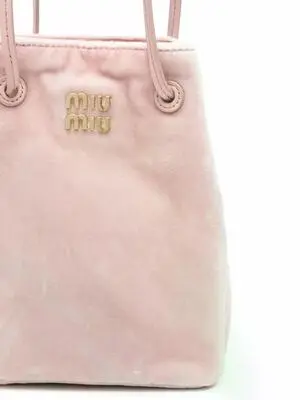 Miu Miu Logo-detail Bucket Bag