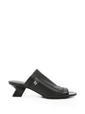 COURREGES Wet Stretch Sandals - Black