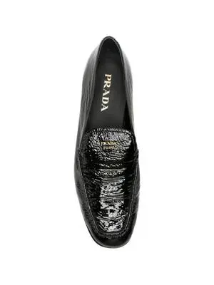 Prada Patent-leather Loafers