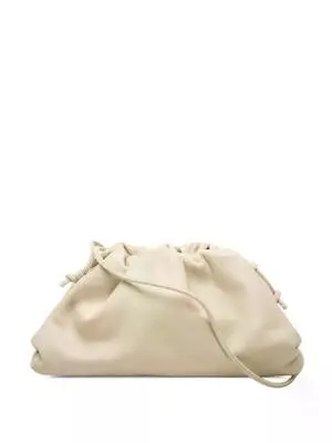 Bottega Veneta 2012-2026 Lambskin The Mini Pouch Crossbody Bag - White