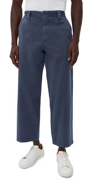 CORRIDOR Wide Twill Pants - Navy