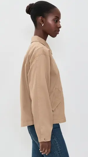 Vince Washed Cotton Jacket