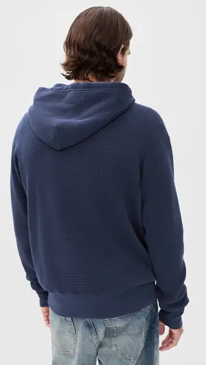 S.k.u. Long Sleeve Waffle Hoodie