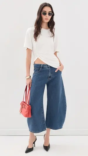 Lioness Horseshoe Cropped Jeans