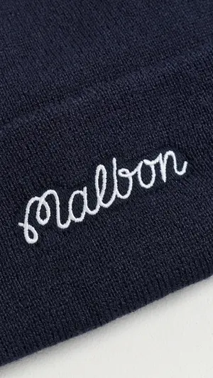 MALBON Script Beanie
