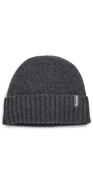 Barbour Danforth Wool Cashmere Beanie - Charcoal