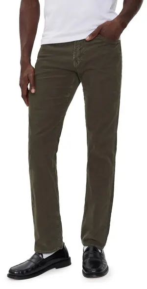 Citizens Of Humanity Elijah Corduroy Straight Fit Pants - Olive