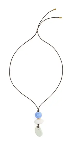 LIZZIE FORTUNATO Museo Cord Ii Necklace In Sea - Multi