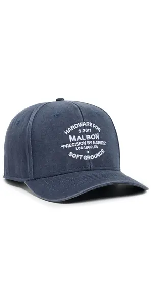 MALBON Hardware Snapback Hat - Slate