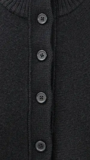 Vince Turtleneck Cape Cardigan