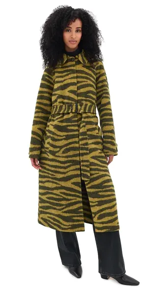 Proenza Schouler White Label Juliette Coat - Hemp/black