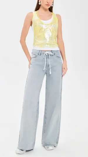 Lioness Muse Jeans - Light Denim