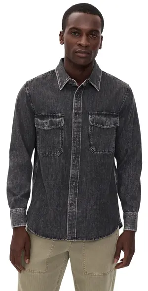 Rag & Bone Denim Cpo Shirt - Ace