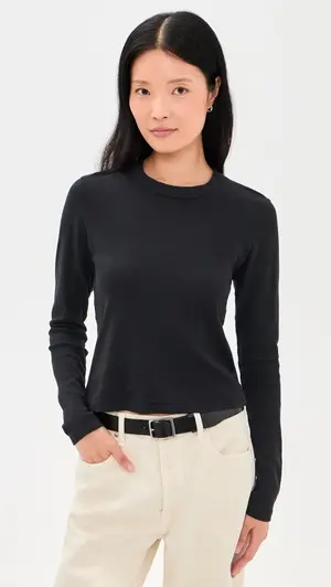 MOTHER The Itty Bitty Crop Tee