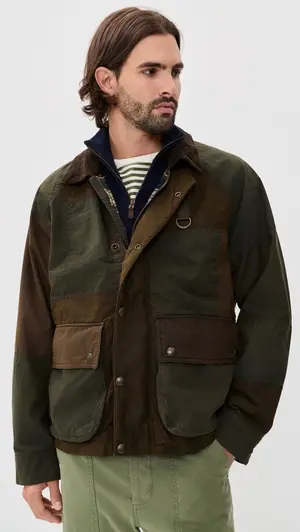 Polo Ralph Lauren Original Label Antique Wax Patchwork Utility Jacket