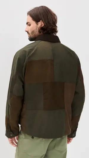 Polo Ralph Lauren Original Label Antique Wax Patchwork Utility Jacket