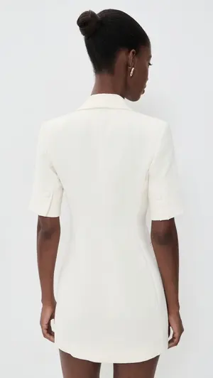 FLEUR DU MAL Short Sleeve Blazer Dress