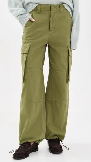 PISTOLA Petra Drawstring Harem Cargo Pants