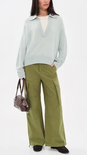 PISTOLA Petra Drawstring Harem Cargo Pants