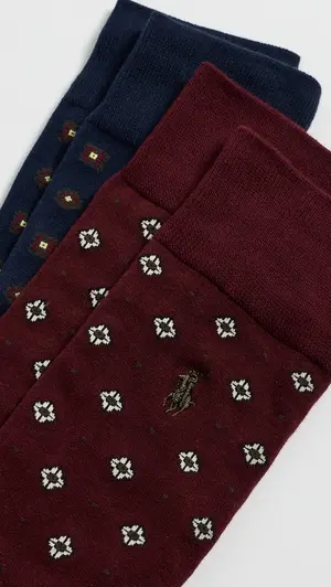 Polo Ralph Lauren Foulard Socks 2-pack