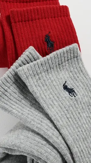 Polo Ralph Lauren Performance Crew Socks 6-pack