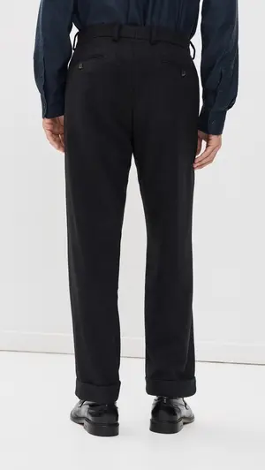 Polo Ralph Lauren Flannel Blend Relaxed Suffield Pleated Pants