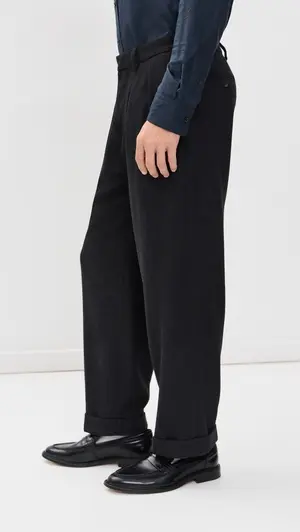 Polo Ralph Lauren Flannel Blend Relaxed Suffield Pleated Pants