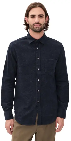 Portuguese Flannel Sounds Flannel Shirt - Grey