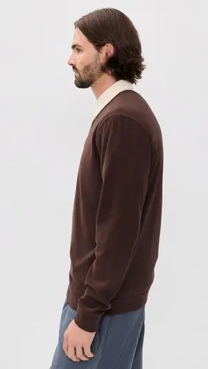 Marine Layer Sueded Rugby Polo